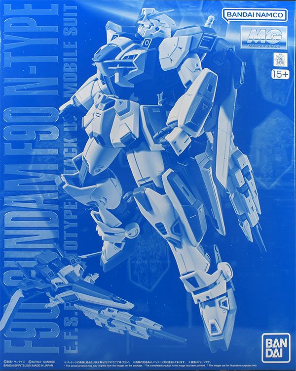 魂限定...MG 1/100 GUNDAM F90 N-TYPE 鋼彈F90 N裝備 含本體 (不挑盒況)-名展模型