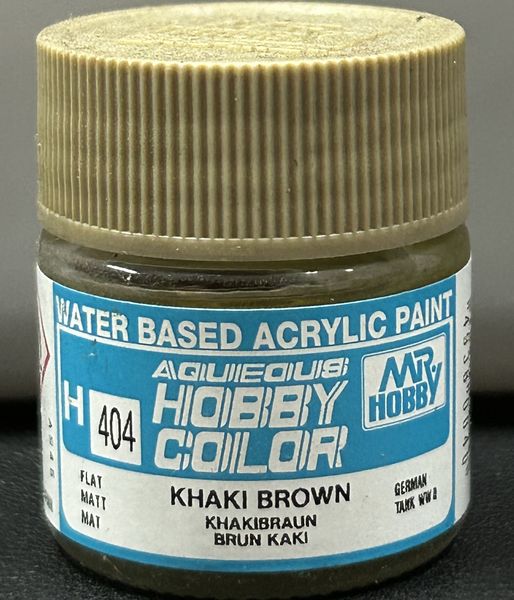 GUNZE 水性漆 HOBBY COLOR H404 卡其棕色 (不挑盒況)-名展模型